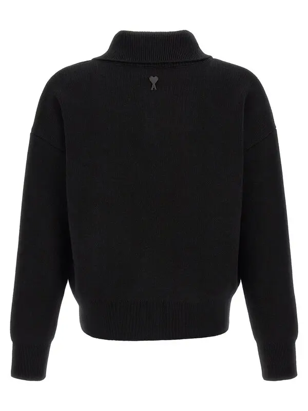 AMI Paris De Cœur' Patch Sweater