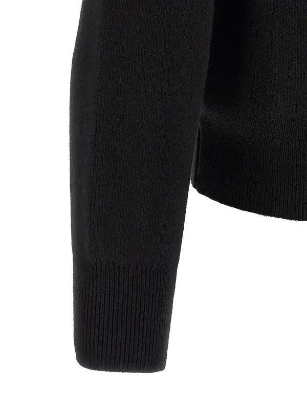 AMI Paris De Cœur Patch Sweater