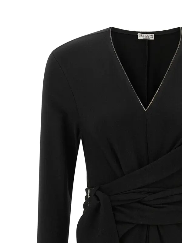 Brunello Cucinelli Shiny Collar' Dress