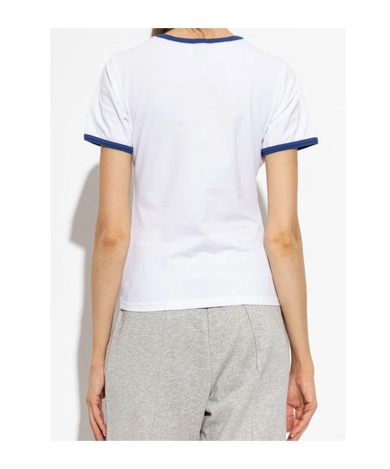 Casablanca Contrast Trim Graphic T-shirt