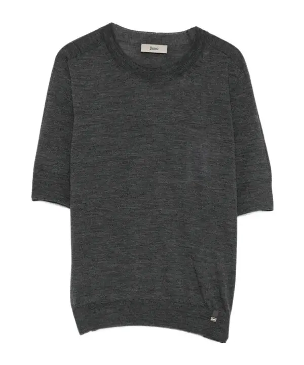 Herno Short-sleeve Crew-neck Sweater