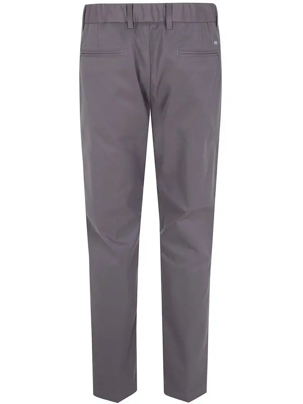 Herno Drawstring Trousers With Gathered Waist Detail - Gray