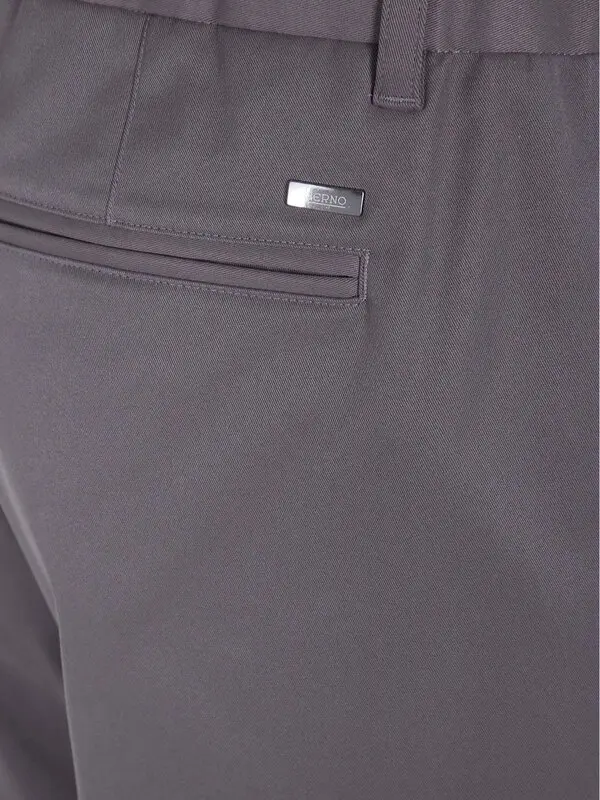Herno Drawstring Trousers With Gathered Waist Detail - Gray
