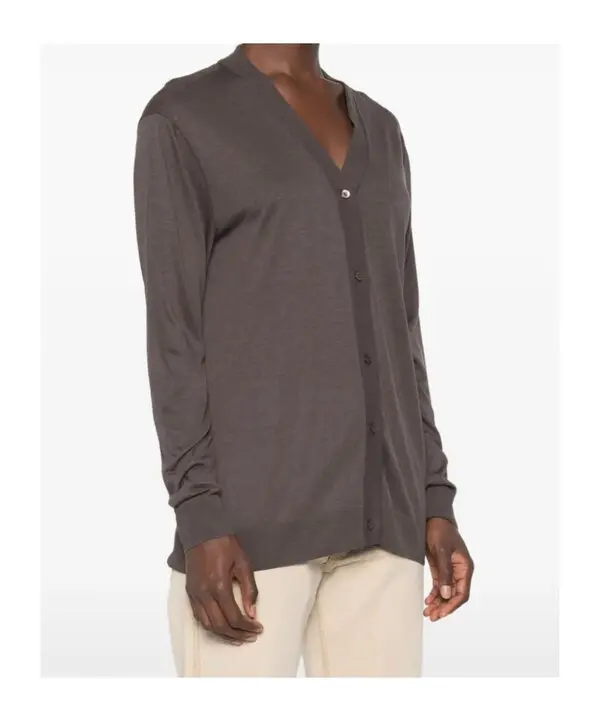 Herno Button-front Long-sleeve Knit Top