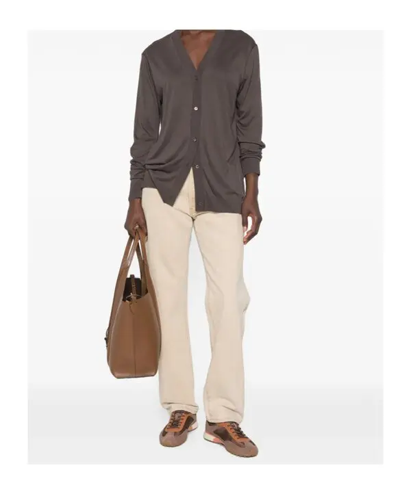 Herno Button-front Long-sleeve Knit Top