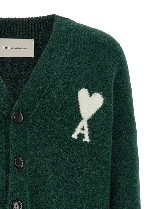 AMI Paris De Coeur' Cardigan