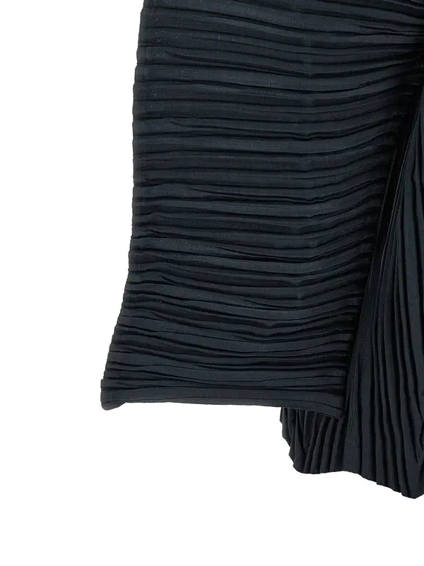 Issey Miyake Unfurling Pleats Cardigan - Black