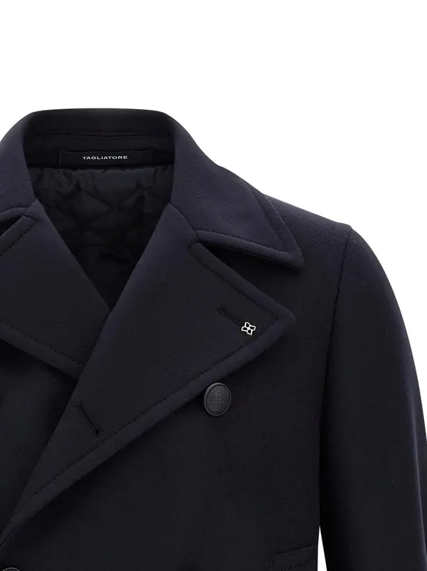 Tagliatore Monaco Coat - Blue