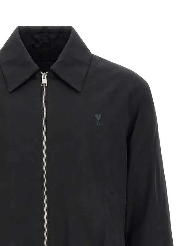 AMI Paris De Coeur Jacket - Black