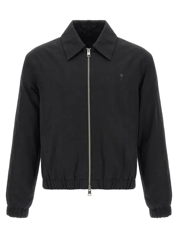 AMI Paris De Coeur Jacket - Black