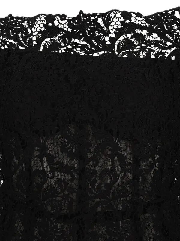 Fendi Macramé Lace Midi Dress