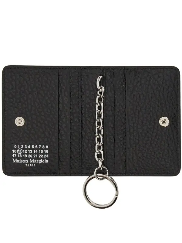 MAISON MARGIELA Portacarte Bifold Con Portachiavi