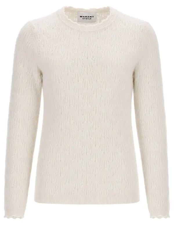 MARANT ETOILE Maglia "obeline" In Alpaca - Beige
