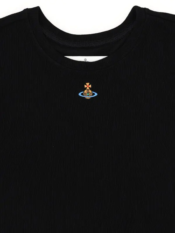VIVIENNE WESTWOOD T-shirt Cropped Con Logo
