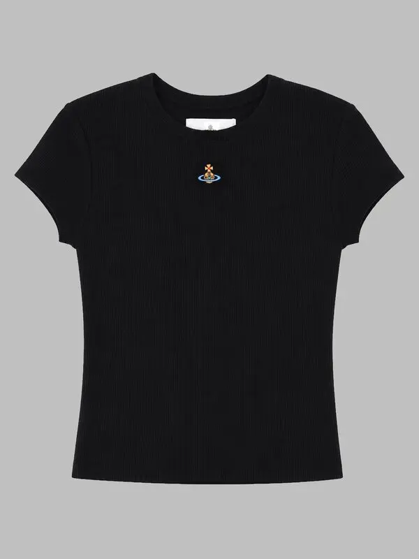 VIVIENNE WESTWOOD T-shirt Cropped Con Logo