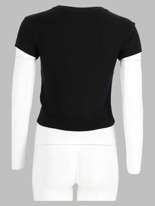 VIVIENNE WESTWOOD Cropped Logo T-shirt
