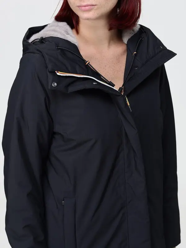K-WAY Sophie Short Hooded Jacket, Padded And Waterproof In Technical Fabric