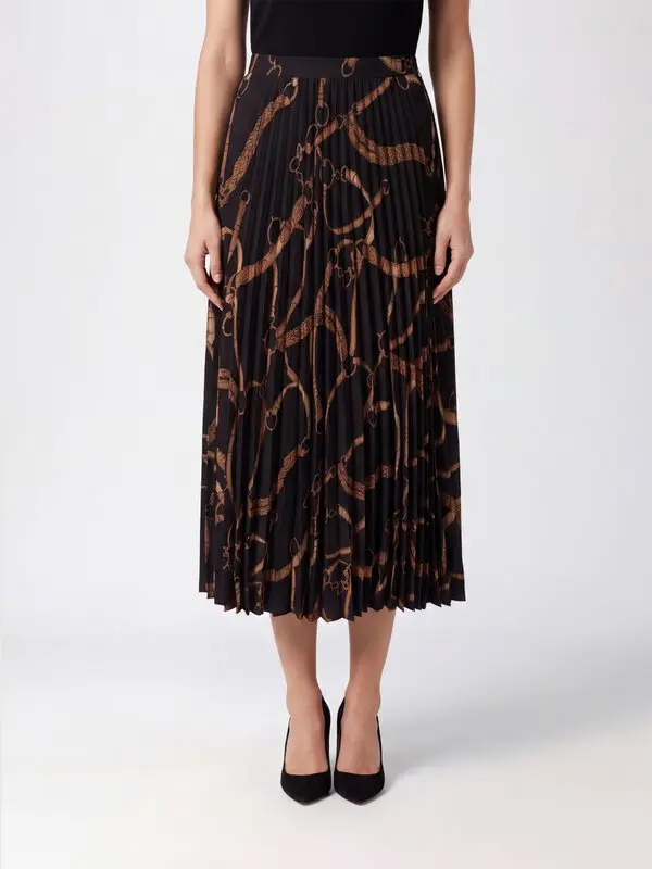 Ralph Lauren Printed Pleated Skirt