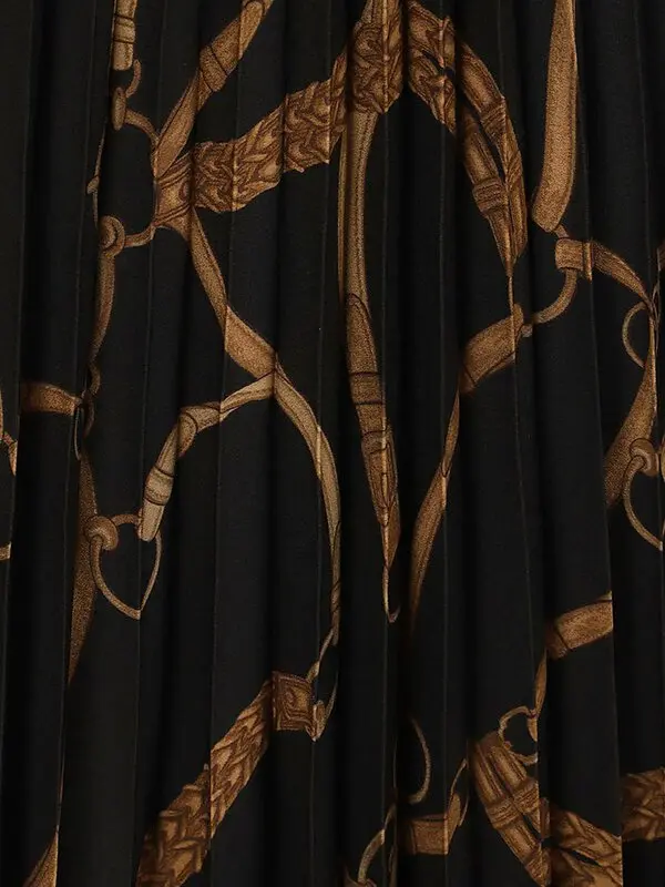 Ralph Lauren Printed Pleated Skirt