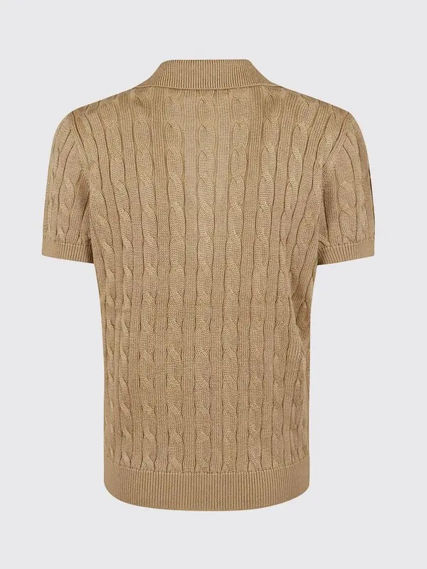 Ralph Lauren Slim Fit Knit Polo - Nude
