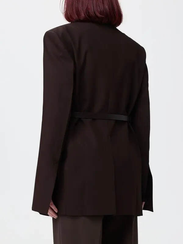 Sportmax Short Wrap Blazer In Stretch Viscose With Peak Lapels