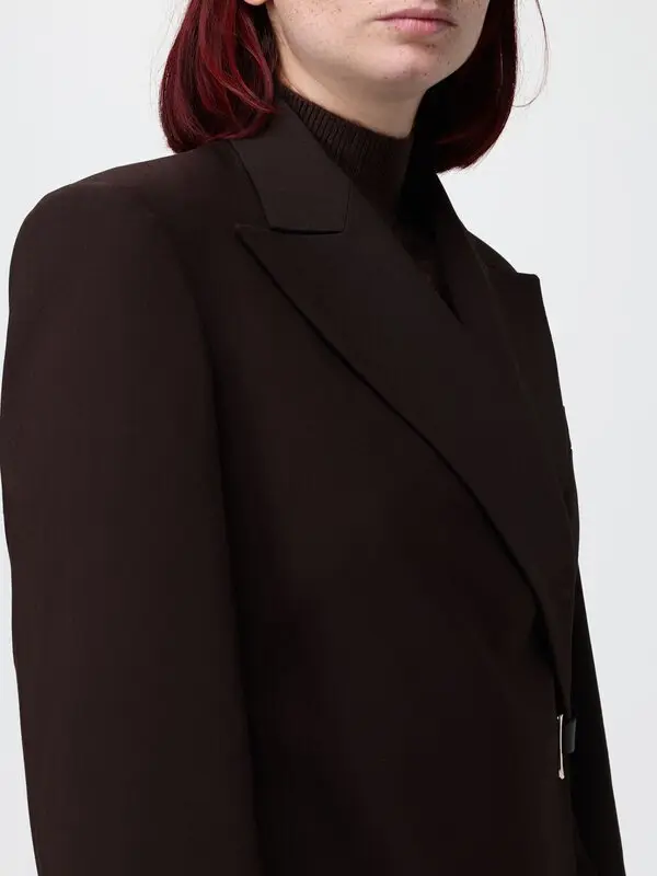 Sportmax Short Wrap Blazer In Stretch Viscose With Peak Lapels