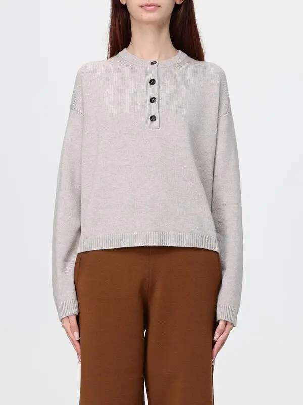 Max Mara Crewneck Cardigan In Wool And Cashmere