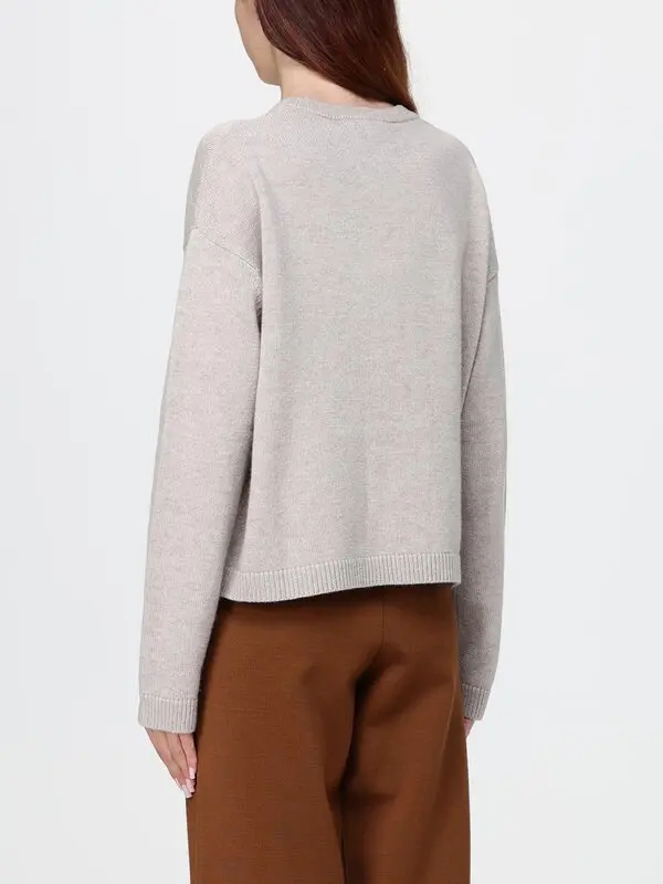 Max Mara Crewneck Cardigan In Wool And Cashmere