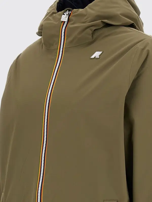 K-WAY Jacob Reversible Waterproof Hooded Windbreaker Jacket In Nylon