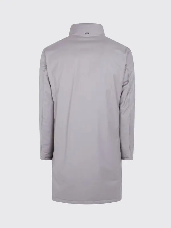Herno Double-layer Down-padded Single-breasted Coat - Grey