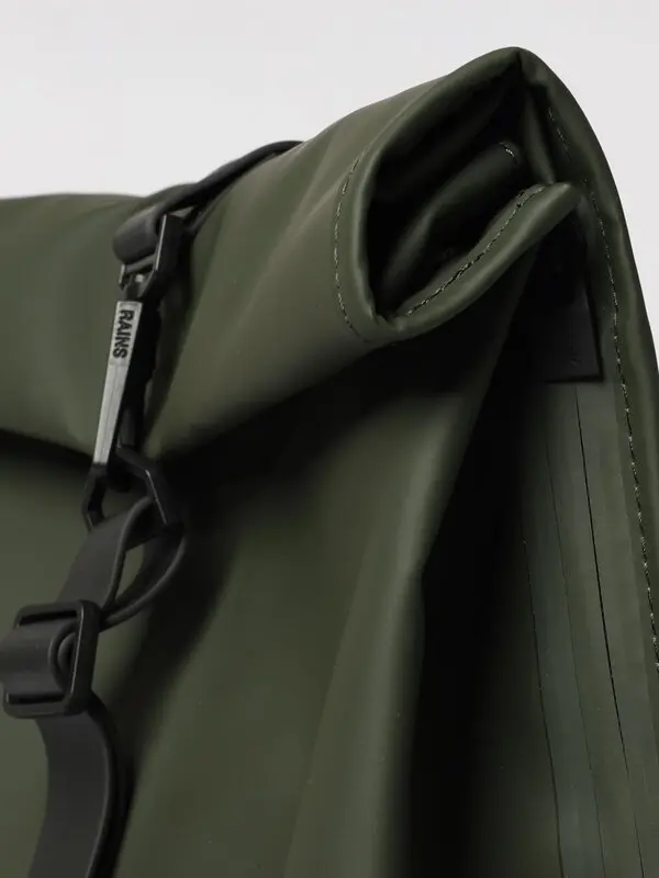 Rains Rolltop Rucksack In Waterproof Pu