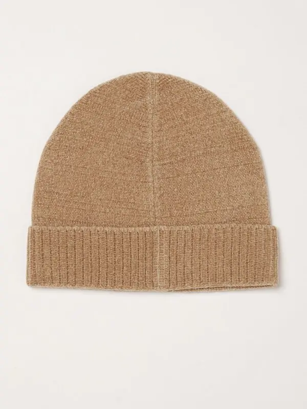 Peuterey Technical Fabric Beanie With Cuff And Logo Application
