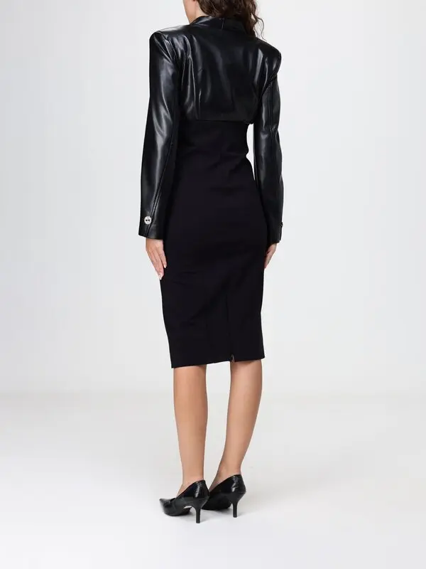 SIMONA CORSELLINI Square-neck Jersey Sheath Midi Dress