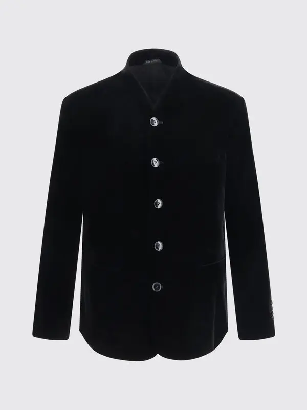 Giorgio Armani Single-breasted Velvet Ceremony Blazer