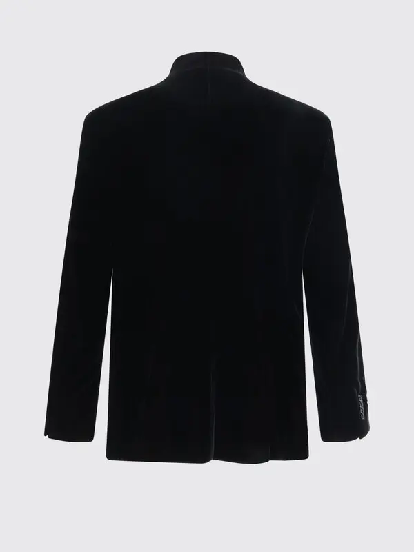 Giorgio Armani Single-breasted Velvet Ceremony Blazer