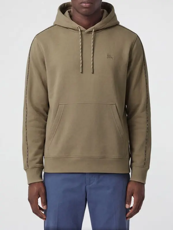 Burberry Cotton Hoodie With Embroidered Equestrian Knight Logo
