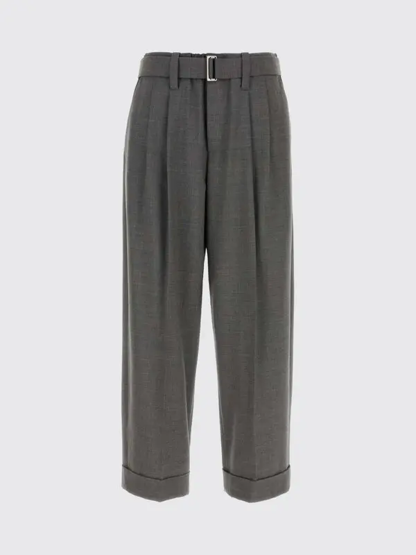 Brunello Cucinelli Cropped Wide-leg Wool-blend Trousers With Pleats