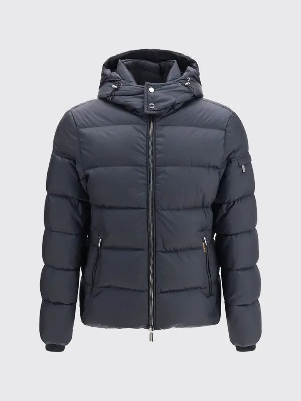 MOORER Brett Water-repellent Wool And Cashmere Down Jacket With Removable Hood