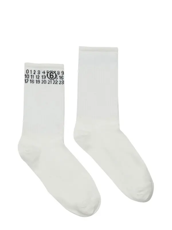 MAISON MARGIELA Mini Fashion Socks - White