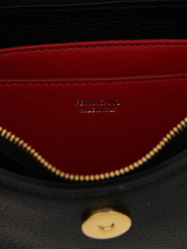 FERRAGAMO Gabry' Shoulder Bag - Black