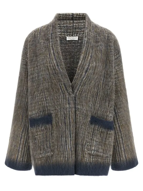 Brunello Cucinelli Cardigan With Scarf