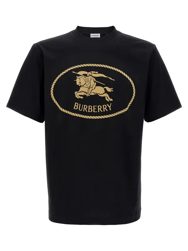 Burberry Knight Stamp' T-shirt - Black