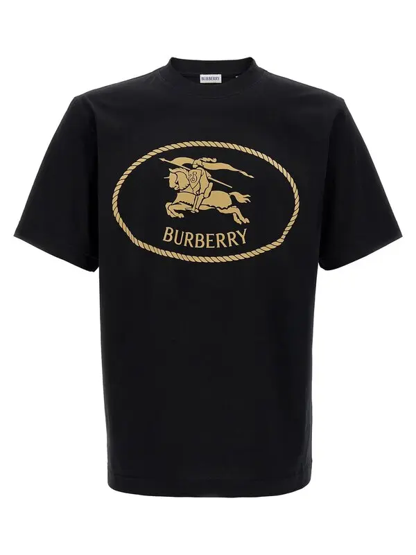 Burberry Knight Stamp' T-shirt - Black