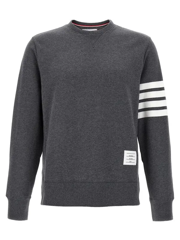 Thom Browne Loopback 4-bar Sweatshirt - Gray