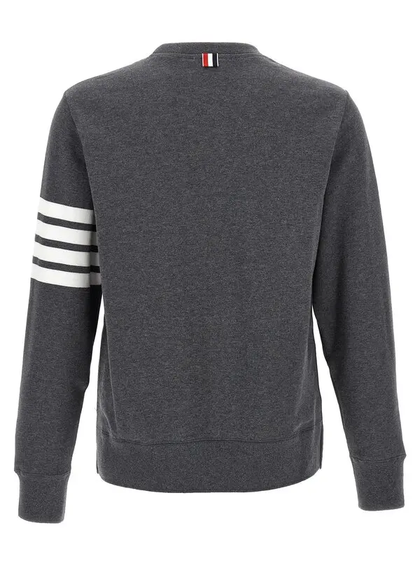 Thom Browne Loopback 4-bar Sweatshirt - Gray
