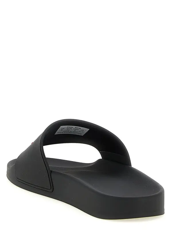 Balenciaga Pool Slides - Black