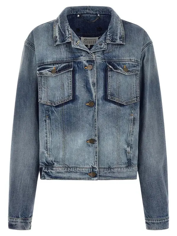 MAISON MARGIELA Folded Collar Denim Jacket