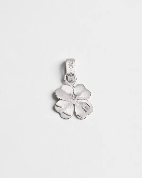 Dior Charms Clover Pendant - Silver