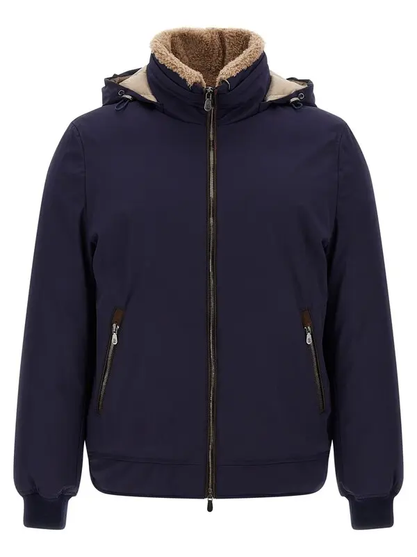 Brunello Cucinelli Padded Jacket - Blue