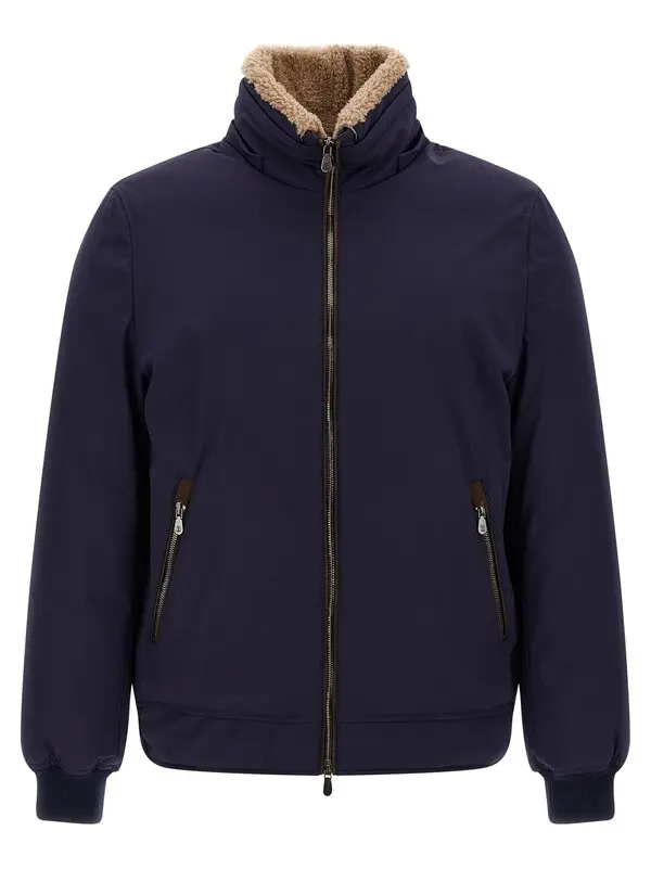 Brunello Cucinelli Padded Jacket - Blue